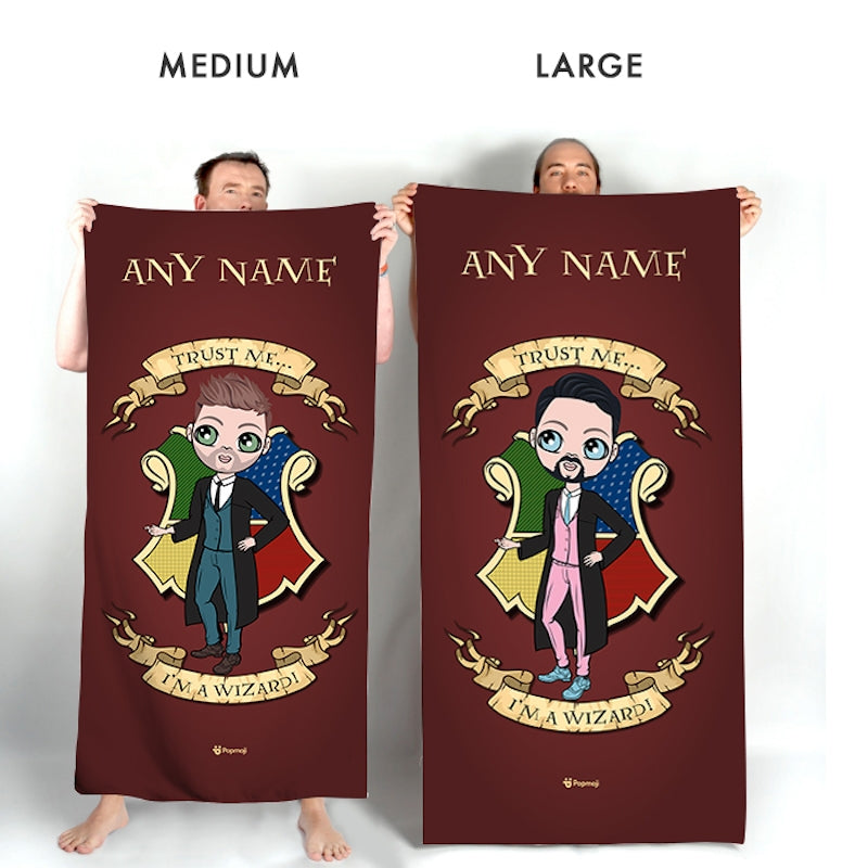 MrCB Wizard Beach Towel – Popmoji Aus